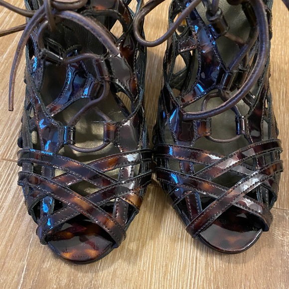 Stuart Weitzman | Shoes | Rare Stuart Weitzman Lattice Strap Lace Up ...